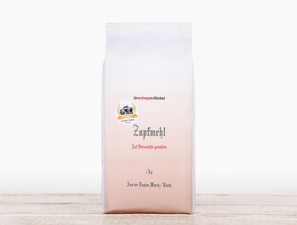 Dinkel Zopfmehl von Bruhin Mühle schnell liefern lassen