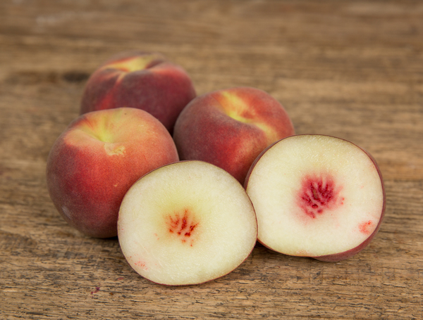 Bio Pfirsiche, weiss