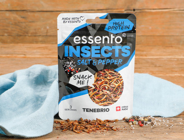 Insect Snack Tenebrio Salt, 18g von Essento liefern lassen