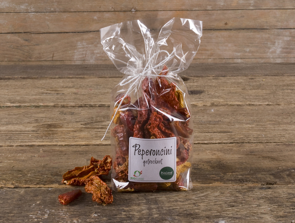 Dried organic peperoncini, 10g delivered to you from BioLand