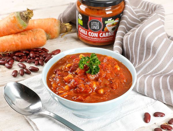 Bio Chili con Carne, 350ml von littlelunch liefern lassen