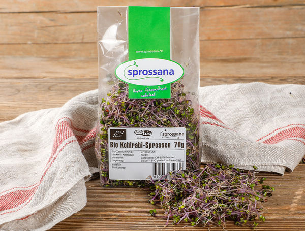 Bio Sprossen Kohlrabi, 70g von Sprossana liefern lassen
