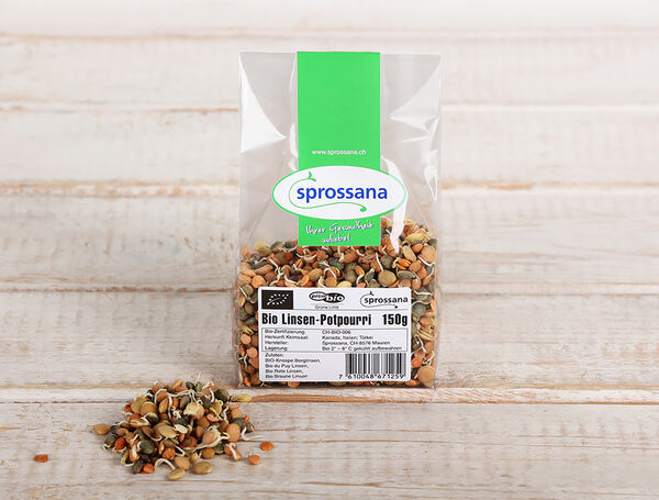 Bio Sprossen Linsen Potpourri von Sprossana liefern lassen