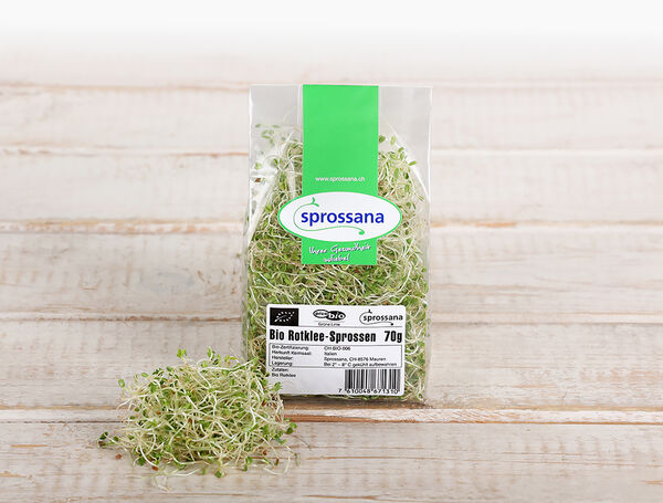 Have the Sprouts Red Clover, 70g from Sprossana delivered