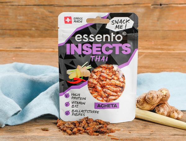 Insecte Snack Acheta Thai, 15g de Essento rapide chez vous