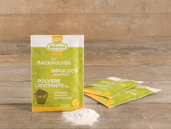 Bio Backpulver, 3 Stück, 30g von Bioreal - Das Original liefern lassen
