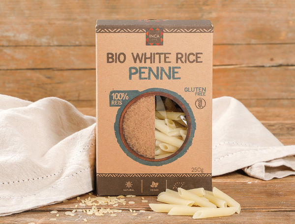 Bio Penne de Riz, 250g de Inca Life rapide chez vous