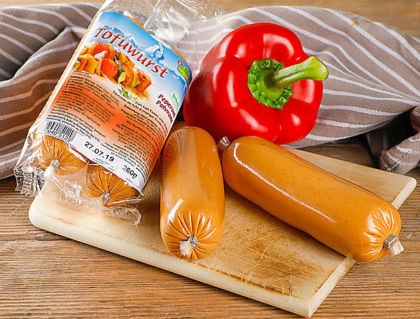 Tofu Wurst Peperoni, 2 Stück von Soyana liefern lassen