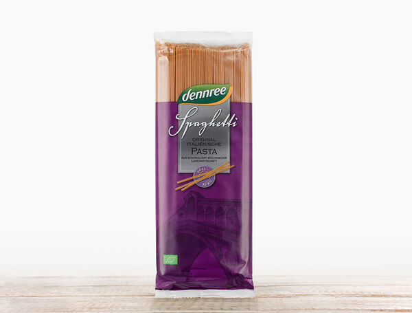 Bio Hartweizen-Vollkorn-Spaghetti, 1kg von dennree liefern lassen