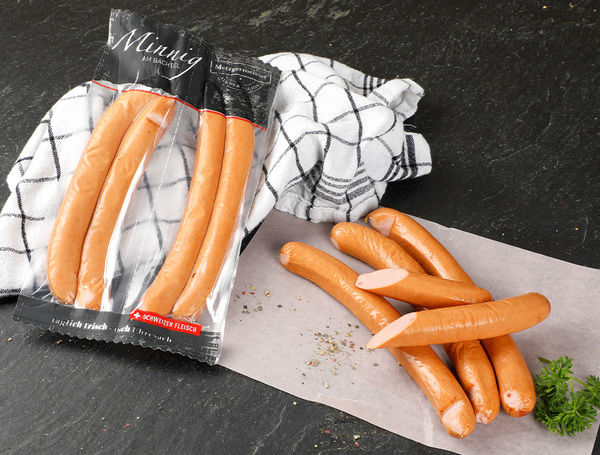 Wienerli, 2 Paar, 230g von Minnig Metzgerei liefern lassen